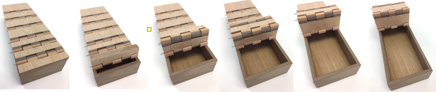 Multiple wooden hinged boxes for Rollup Tops – TreeToBox