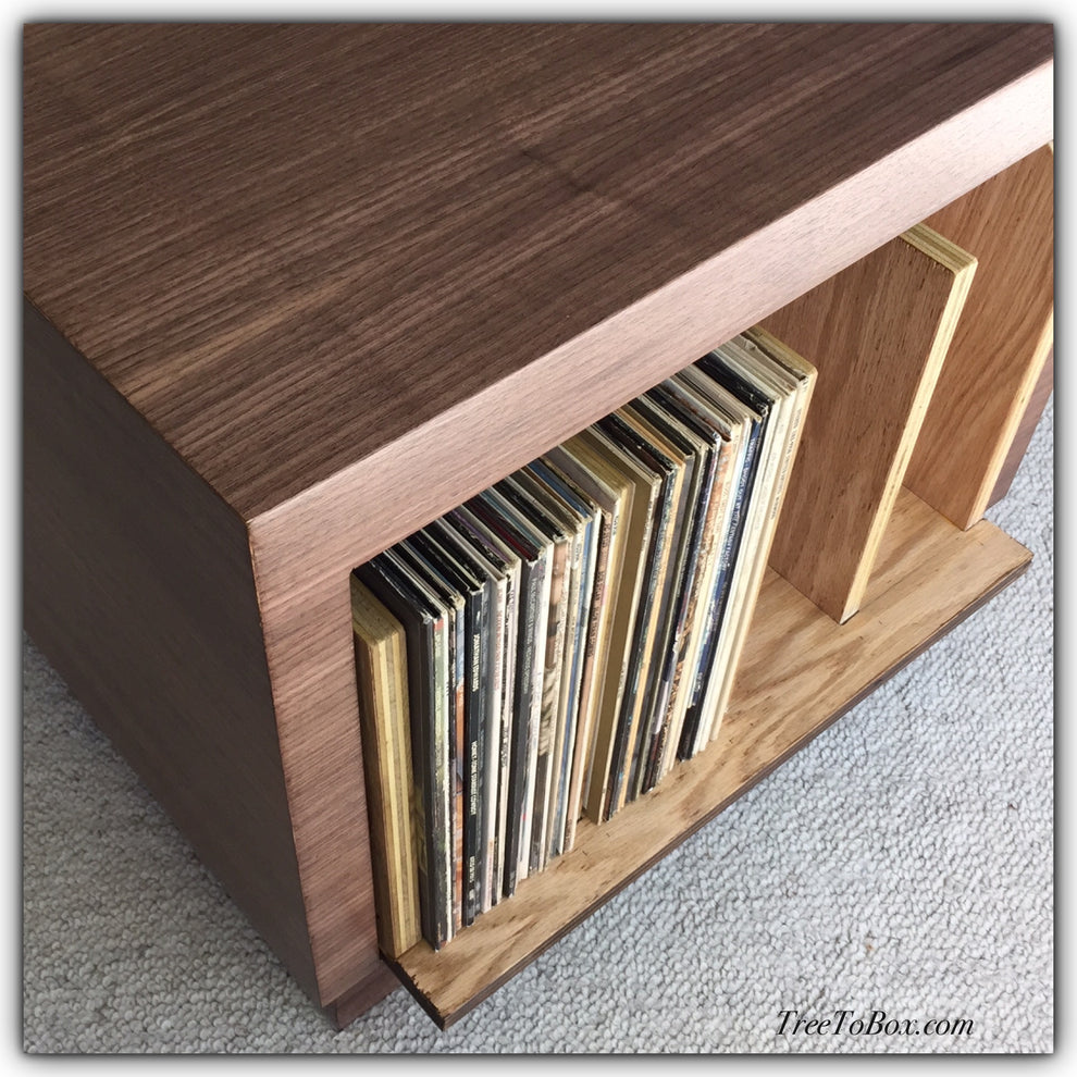 Revolving vinyl record album cabinet (Base price shown) – TreeToBox