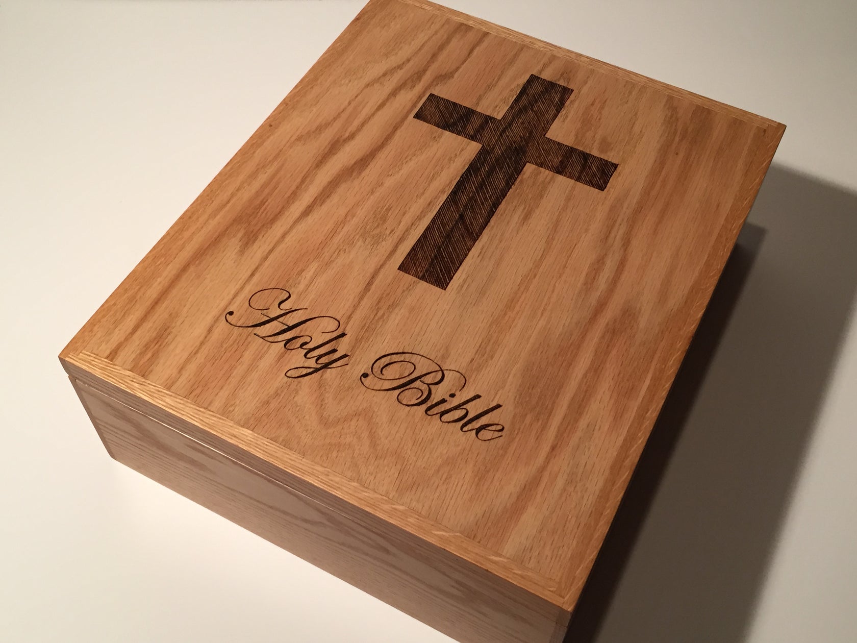 Custom wooden Bible box (Base price shown) – TreeToBox