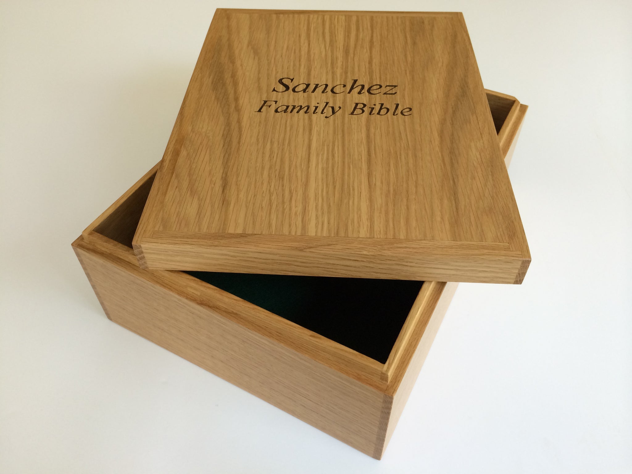 Custom wooden Bible box (Base price shown) – TreeToBox
