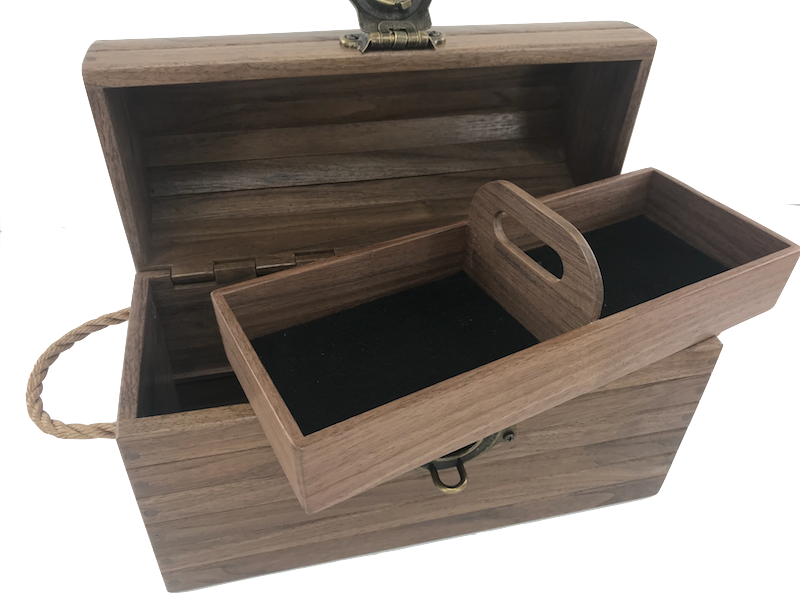 Wooden Treasure Chest (Base price shown) – TreeToBox