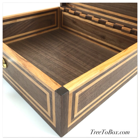 Wooden letter box (Base price shown) – TreeToBox